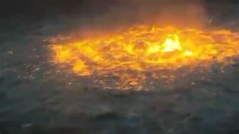 ‘eye Of Fire Shocking Footage Shows Ocean On Fire In Gulf Of Mexico