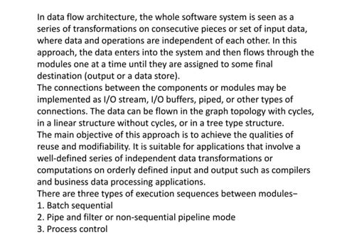 Data Flow Architectureunit2pptx