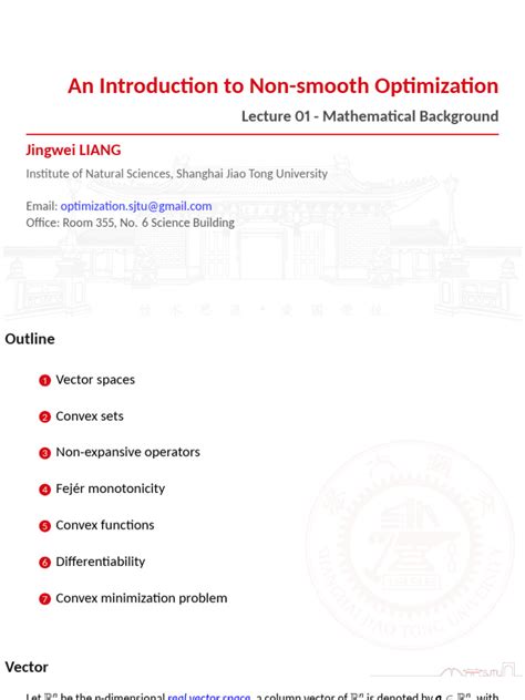 Lecture 01 Pdf Norm Mathematics Convex Set