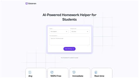 Edubrain.ai : AI Powered Homework Assistant for Students | tyy.AI Tools