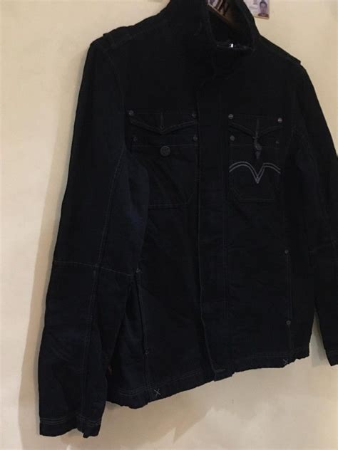 Levis Mens Denim Jacket Black Mens Fashion Coats Jackets And