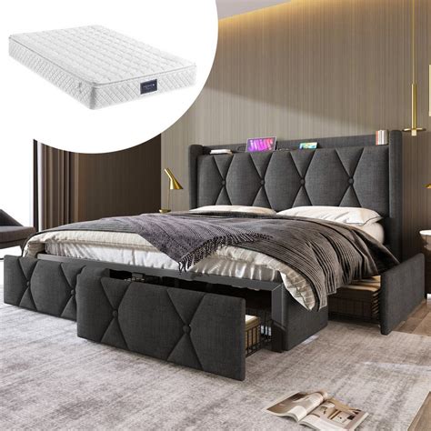 Gotagee Polsterbett Doppelbett Jugendbett Stauraumbett