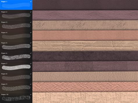 20 Procreate Paper Texture Brushes Canvas Texture Watercolour Paper