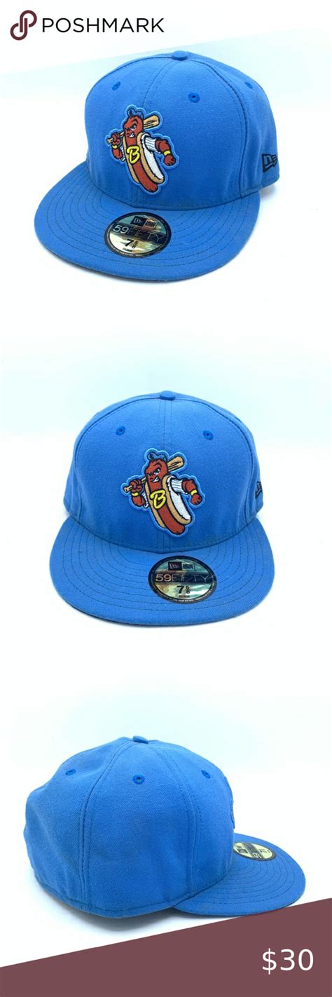 Milb Reading Fightin Phils Hot Dog Logo 7 58 New Era Fitted Hat Cap