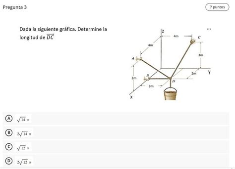 Dada la siguiente gráfica determine la longitud de DC Brainly lat