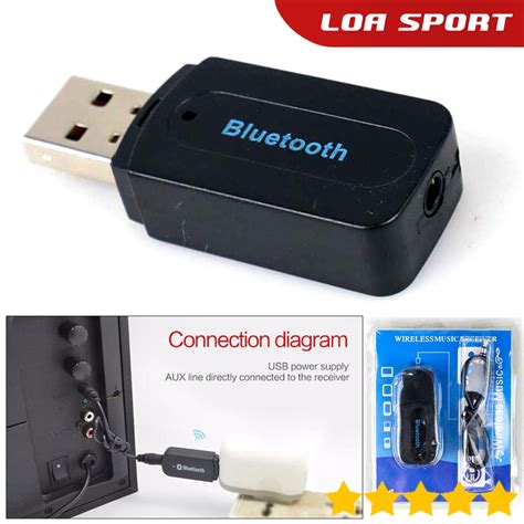 Jual Bluetooth Receiver Usb Untuk Speaker Aktif Biasa Dan Tape Mobil Shopee Indonesia