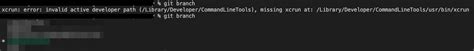 Mac Os 업데이트 후 Git 명령어가 되지 않을 때xcrun Error Invaild Active Developer