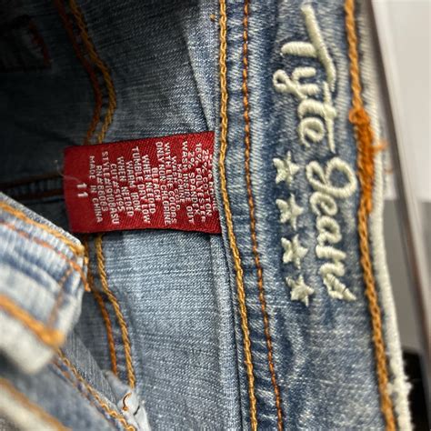 Vintage Y2k Tyte Jeans Mini Skirt Size 11 Depop