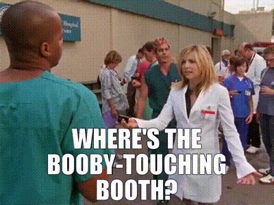 Yarn Wheres The Booby Touching Booth Scrubs 2001 S05e06 Drama