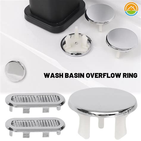 stainless steel wash basin overflow ring round rectangle shape bathroom kitchen sink insertion