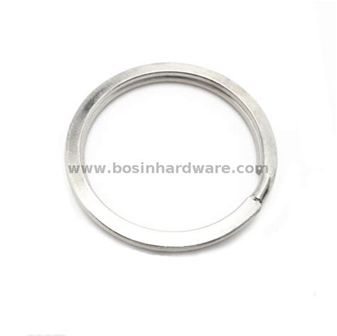 Nickel Matte Flat Split Ring Buy Split Ring Key Ring Flat Split