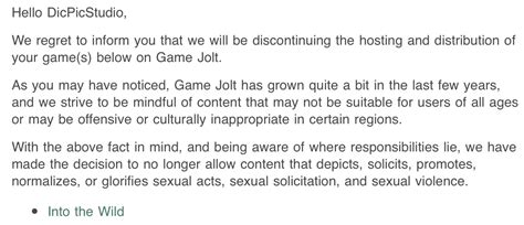 IMPORTANT Gamejolt Administration Decided To Ban All Adult Content Including Our Game Into