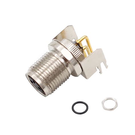 M8 Female Panel Mount Connector China Supplierm8 5 Pin 90 Degree Pcb