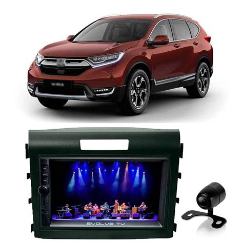 Central Multimídia Honda Cr V 2012 A 2021 Tv Digital Espelhamento Ios Android 7 Polegadas Bt Usb