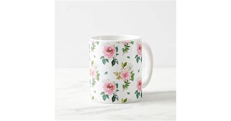 Cute Pink Roses Coffee Mug Zazzle