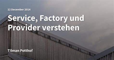Service Factory Und Provider Verstehen Angularde