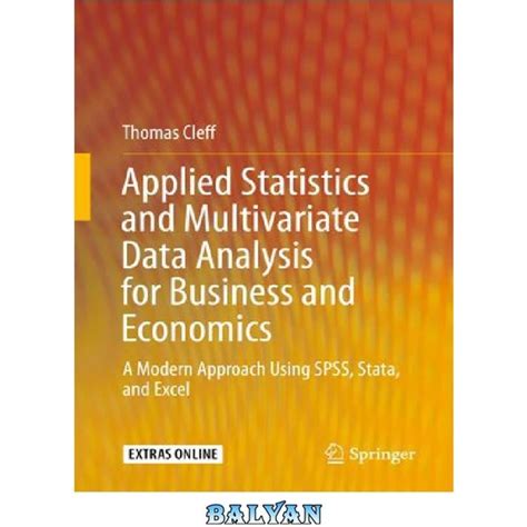 خرید و قیمت دانلود کتاب Applied Statistics And Multivariate Data Analysis For Business And