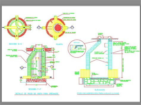 Pozo En Autocad Descargar Cad 7372 Kb Bibliocad