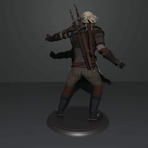 Geralt Of Rivia 3d Model By Moogar