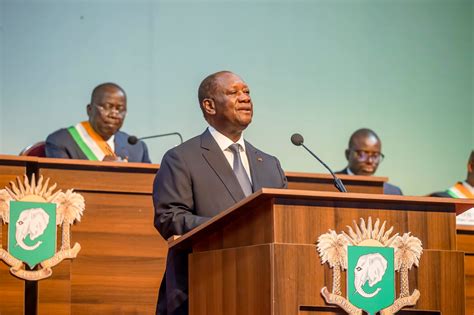 Alassane Ouattara Son Discours Sur L Etat De La Nation Ce 25 Avril