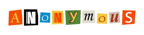 Premium Vector Anonymous Word Ransom Text Newspaper Clipping Anonymous Message Letters Cutouts
