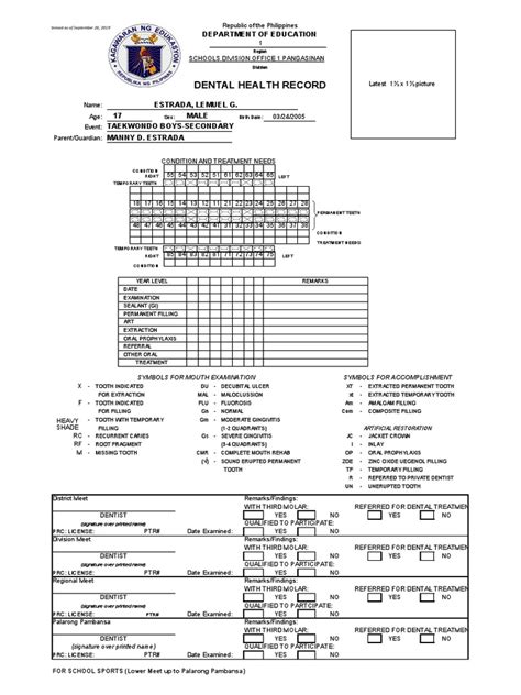 Dental Certificate Pdf Dentist Dentistry
