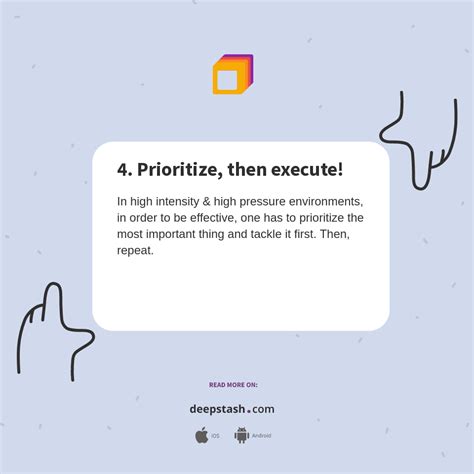 Prioritize Then Execute Deepstash