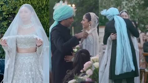 Pakistani Actor Mahira Khan Ties The Knot For Second Time Groom Salim Karim Gets Emotional