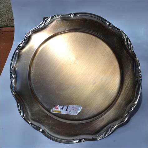 Wmf Ikora Germany Silverplate Round Platter Serving Tray 1970 Chairish