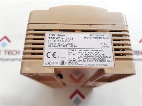 Schneider Telemecanique Tsx 07 Modicon Tsx 07 31 2428 Nano Aeliya Marine