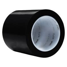 3M Vinyl Tape 471 Black 6 In X 36 Yd 5 2 Mil Roll Case Of 1