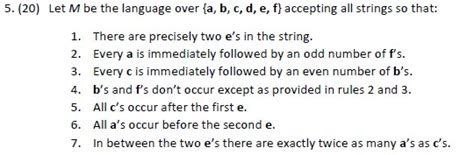 Show That The Class Of Context Free Languages Is Not