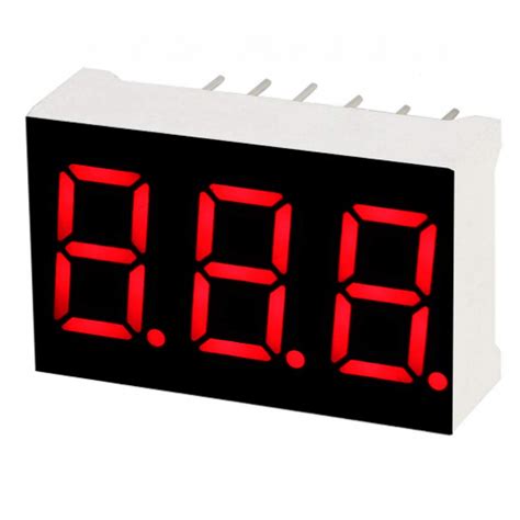 Red Inch Digit Segment LED Display Digital Tube Common Anode