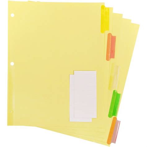 Bsn36692bx Insertable Tab Ring Binder Indexes