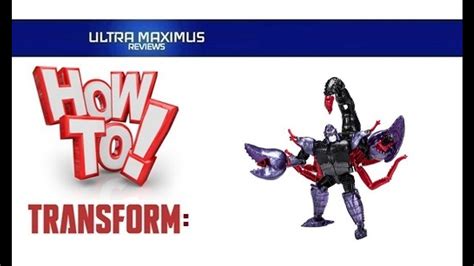 🔥how To Transform Predacon Scorponok Sandstorm Transformers Kingdom