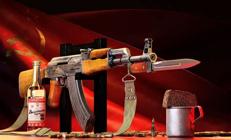 Hdデスクトップ 壁紙 兵器 アサルトライフル Ak 47 Akmアサルトライフル カラシニコフダウンロード無料画像 564070