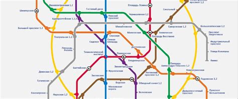 Карта метро спб 2024 года