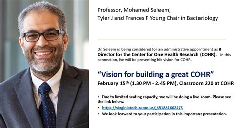 Dr Seleem Is Being Considered For Seleem Research Group