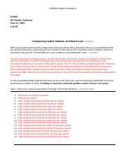 NETW202 W6 Lab Report Template Docx NETW202 Week 6 Lab Report NAME NETW202 Professor June 12