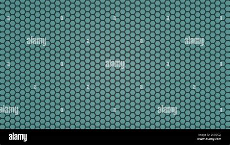 3d Futuristic Honeycomb Mosaic Green Background Realistic Geometric Mesh Cells Texture