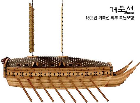 충무공 이순신 군선의 세계 1592년 거북선 복원 거북선의 규모 Turtle Ship Wooden Ship