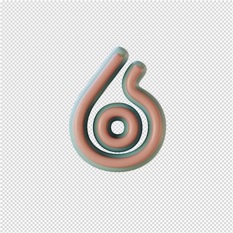 Premium PSD D Illustration Of Alphabets Characters In Disco Style