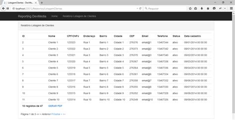 Como gerar Relatórios no ASP NET MVC DevMedia