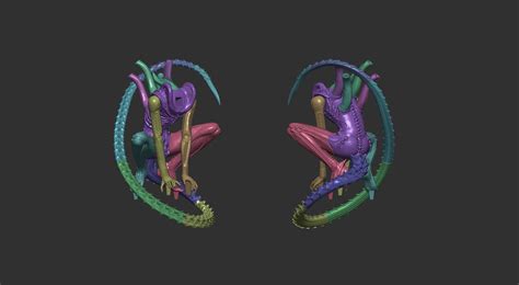 Alien Xenomorph Big Chap For 3d Printing 3d Model 3d Printable Cgtrader