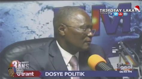 Jocelerme Privert Demanti Moise Jean Charles Sou Akizasyon Ke Li Chanje