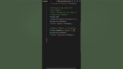 Java Arraylist Modify And Remove Elements Interview Questionjava