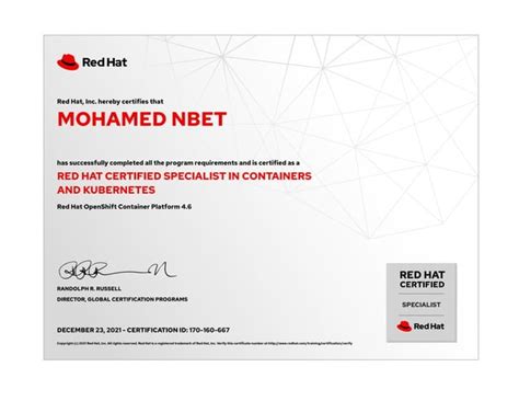 Red Hat Certified Specialist In Containers And Kubernetes PPT