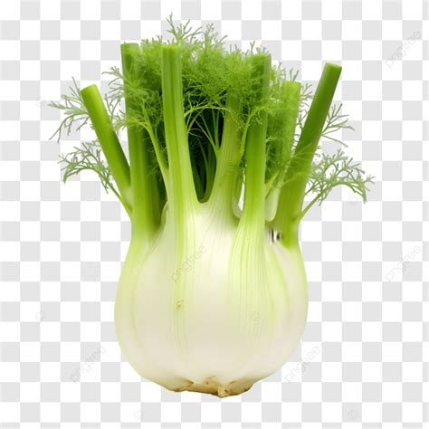 A Clear Background With Isolated Fennel Vegetables In Front View Food