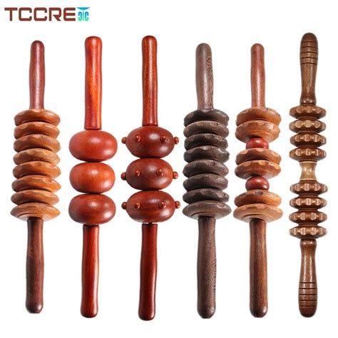 Jual Preorder Multi Function Wooden Massage Roller Stick For Body Back