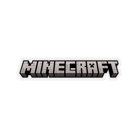 Minecraft Logo Sticker Etsy